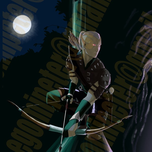 Wood Elf Archer - Etsy