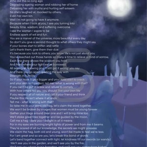 Hags Poem Print - Etsy