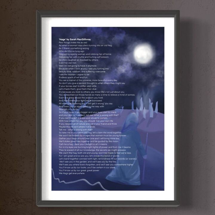 Hags Poem Print - Etsy