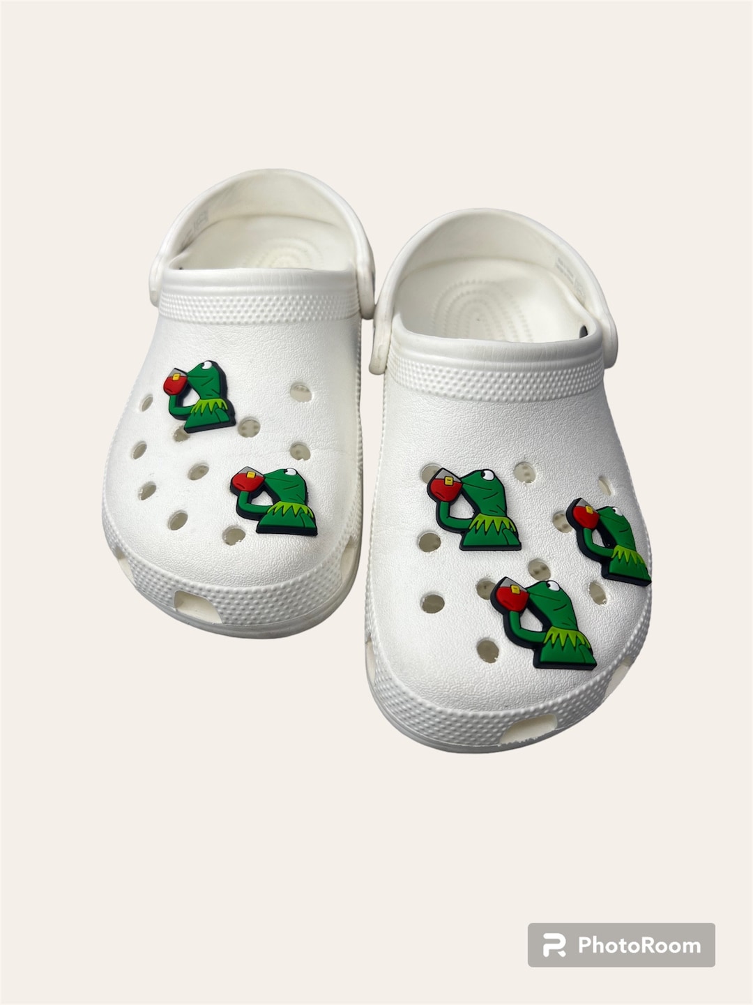 Jibbitz Croc Charms - Kermit Meme - Etsy