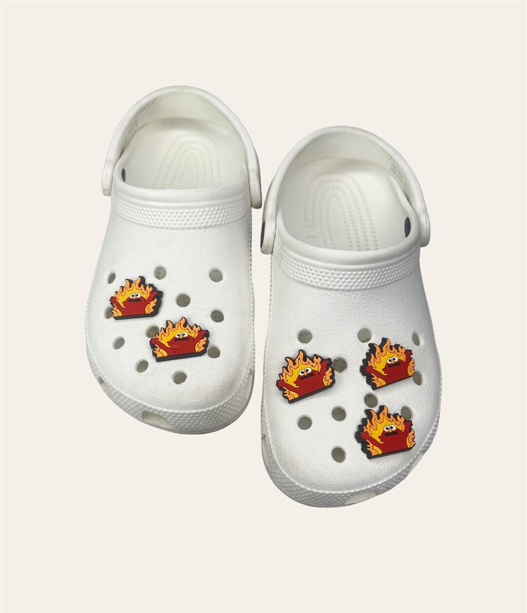 Jibbitz Croc Charms - Elmo on Fire Meme - Etsy Australia