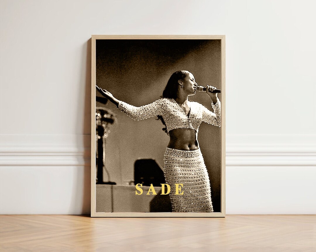 Sade Music Poster Sade Adu Love Deluxe Album Cover Home - Etsy