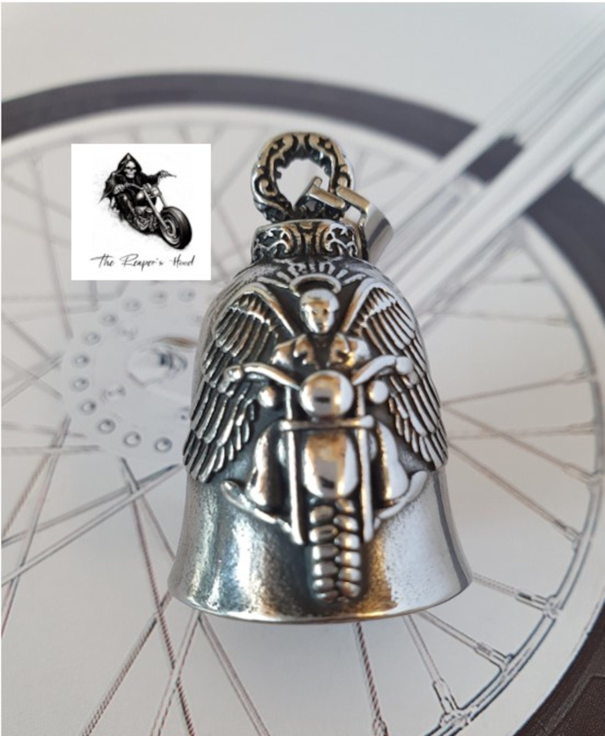 Angel Rider Bell Gremlin Bell Ride Bell Biker Bell Motorcycle - Etsy
