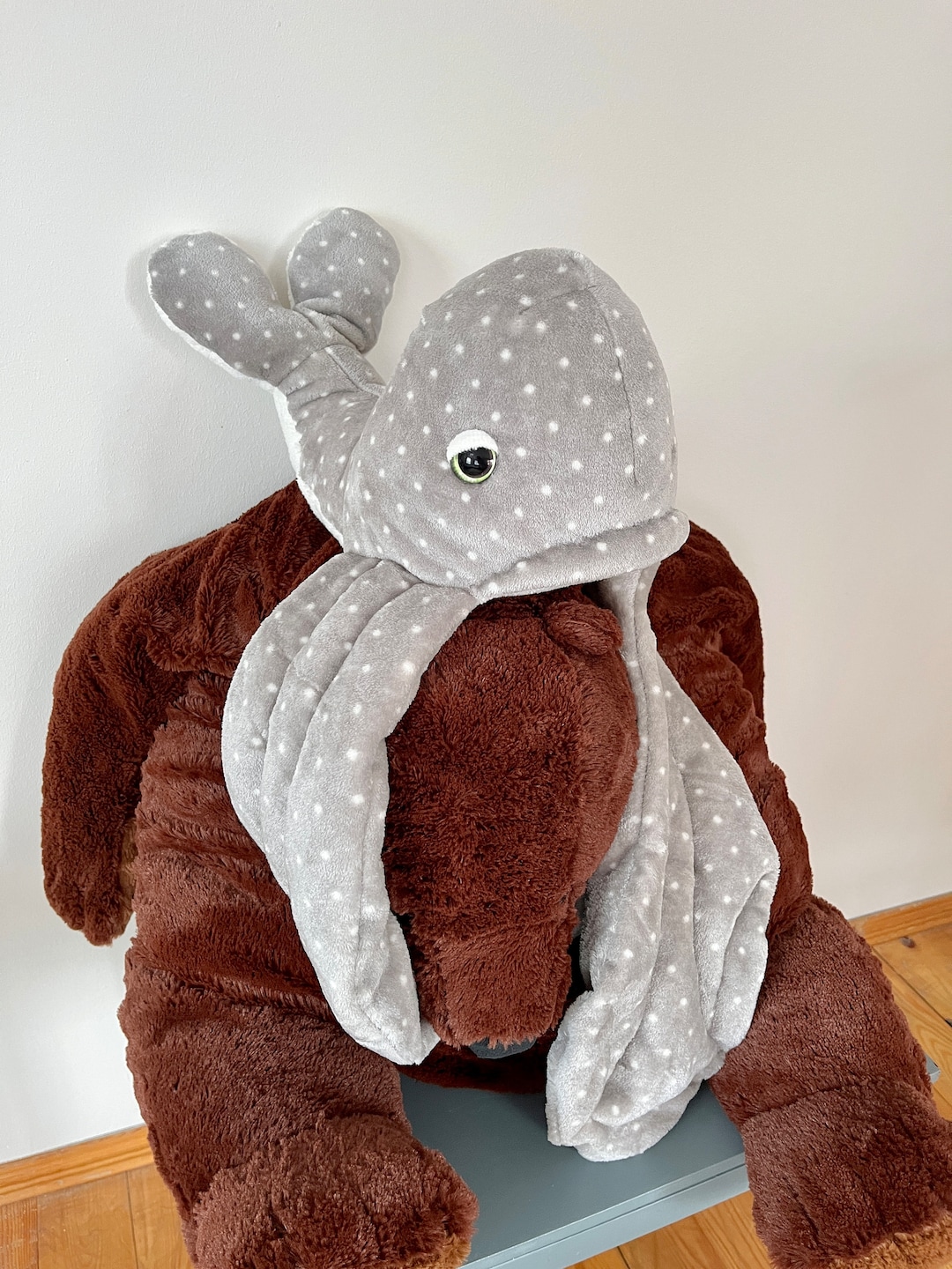 Whale Huggy Pal, Whale Plushie, Weighted Plush, Weighted Stuffed Animal ...