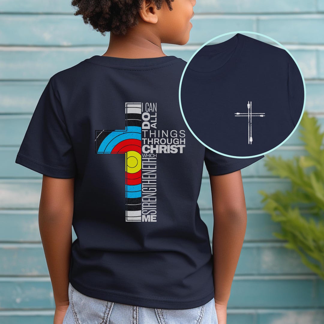 Christian Archery T-shirt: Faith Based Bow Arrow Design - Etsy
