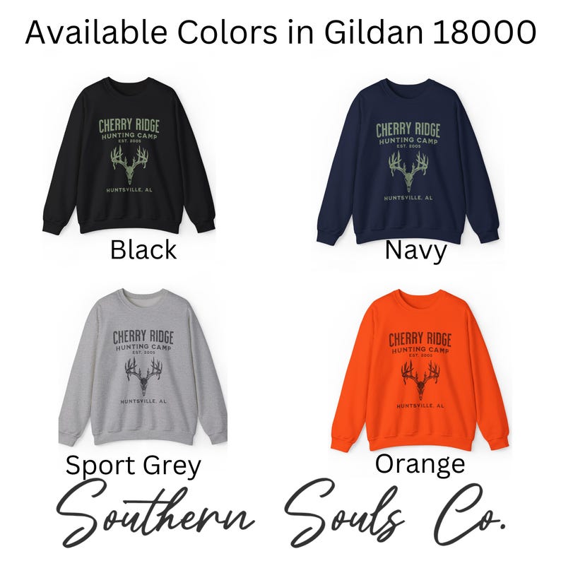 Personalized Deer Camp Sweatshirt, Custom Hunting Gift, Fully ...