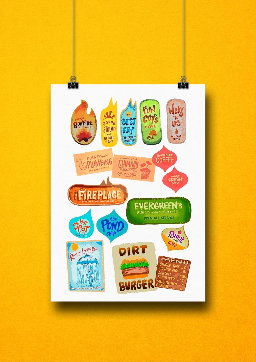 Elemental Labels SVG & PNG Set | Fire, Water, Earth, Air (digital ...