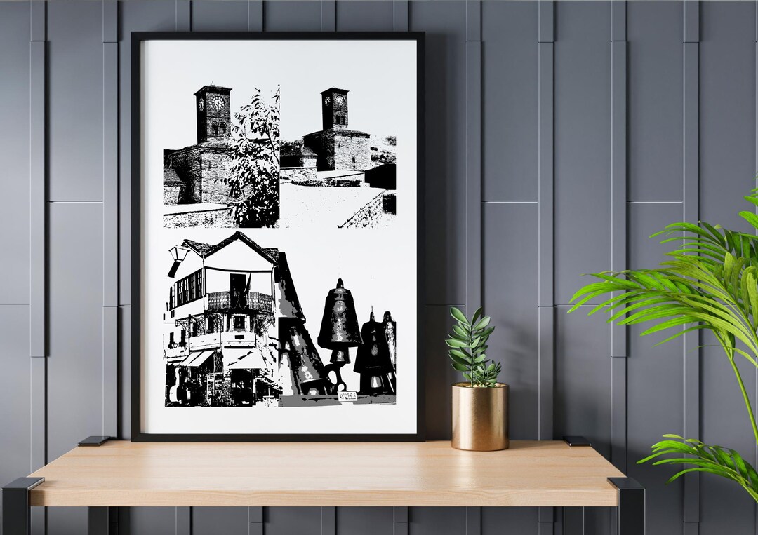 Gjirokastër Albania SVG Bundle: Minimalist Line Art (digital Download ...