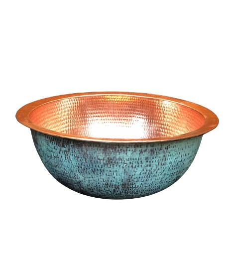 Solid Copper Spa Bath Pedicure Bowl With Out Footrest II Salon Foot ...