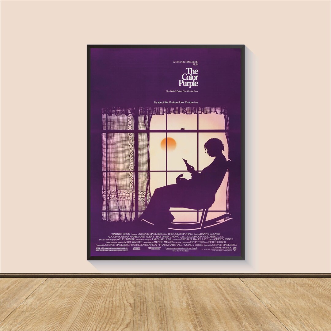 The Color Purple Movie Poster Print, Canvas Wall Art, Room Decor, Movie ...