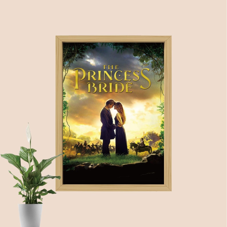 The Princess Bride Movie Poster Print, Canvas Wall Art, Room Decor ...