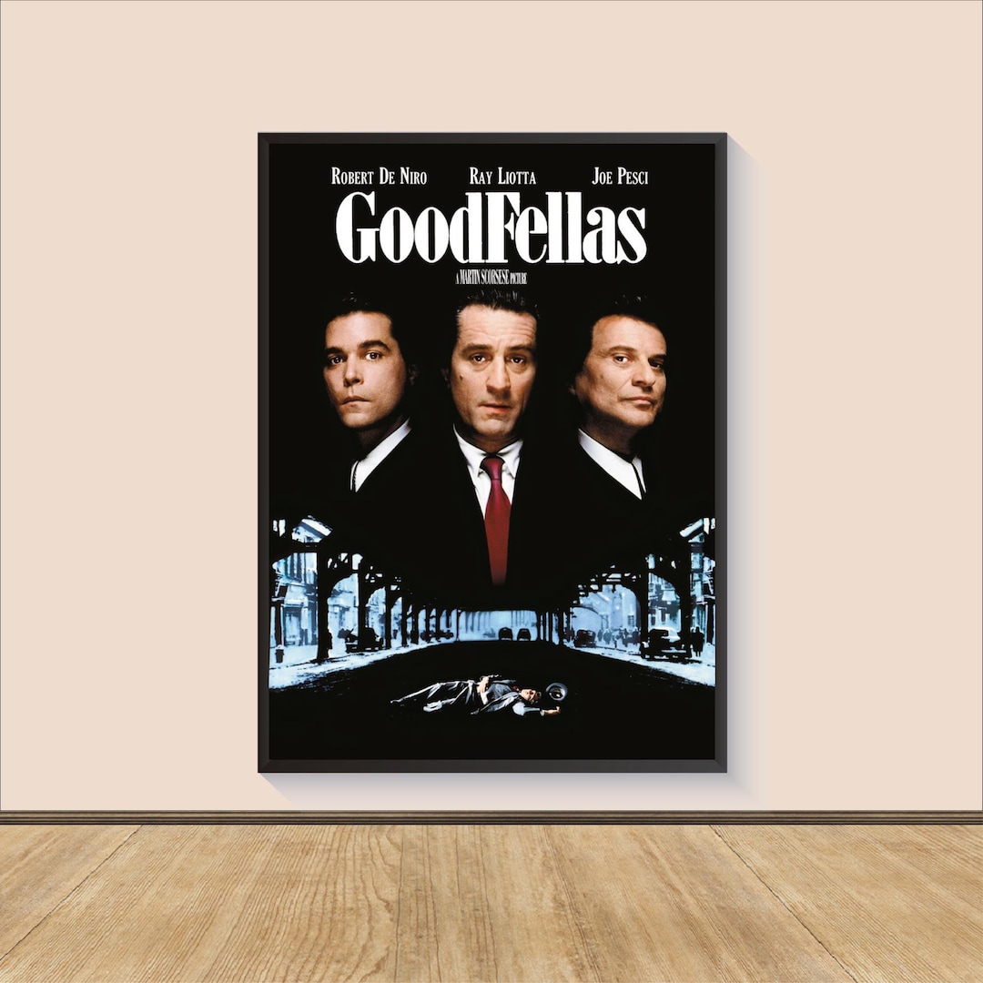 Goodfellas (1990) Vintage Movie Poster Print, Canvas Wall Art, Room ...