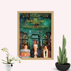 The Darjeeling Limited Movie Poster, Canvas Wall Art - Etsy