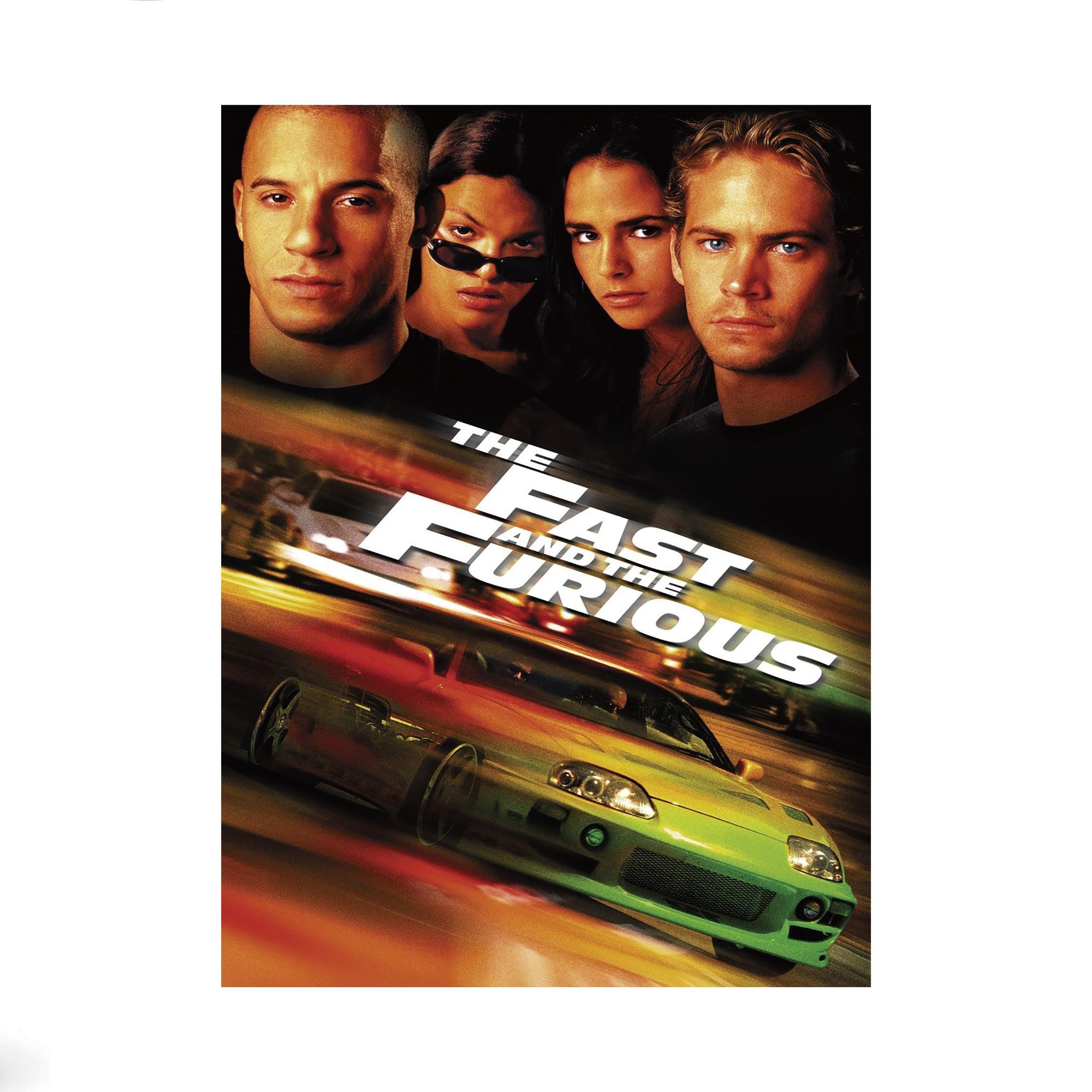 The Fast and the Furious Movie Poster Print, Canvas Wall Art, Room ...