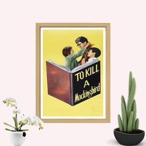 To Kill a Mockingbird Movie Poster Print, Canvas Wall Art, Room Decor ...