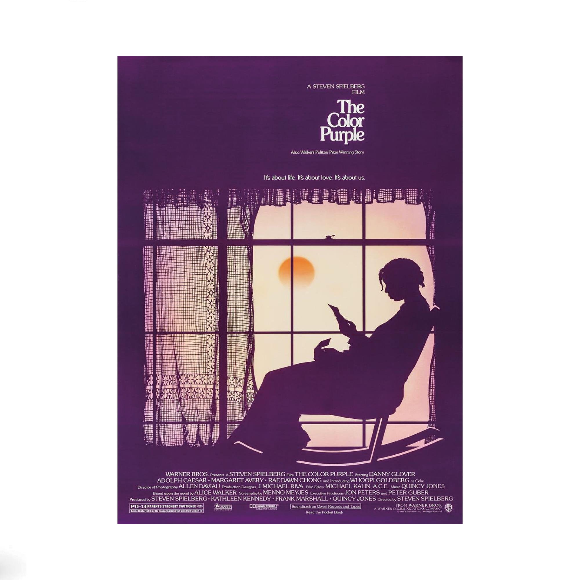The Color Purple Movie Poster Print, Canvas Wall Art, Room Decor, Movie ...