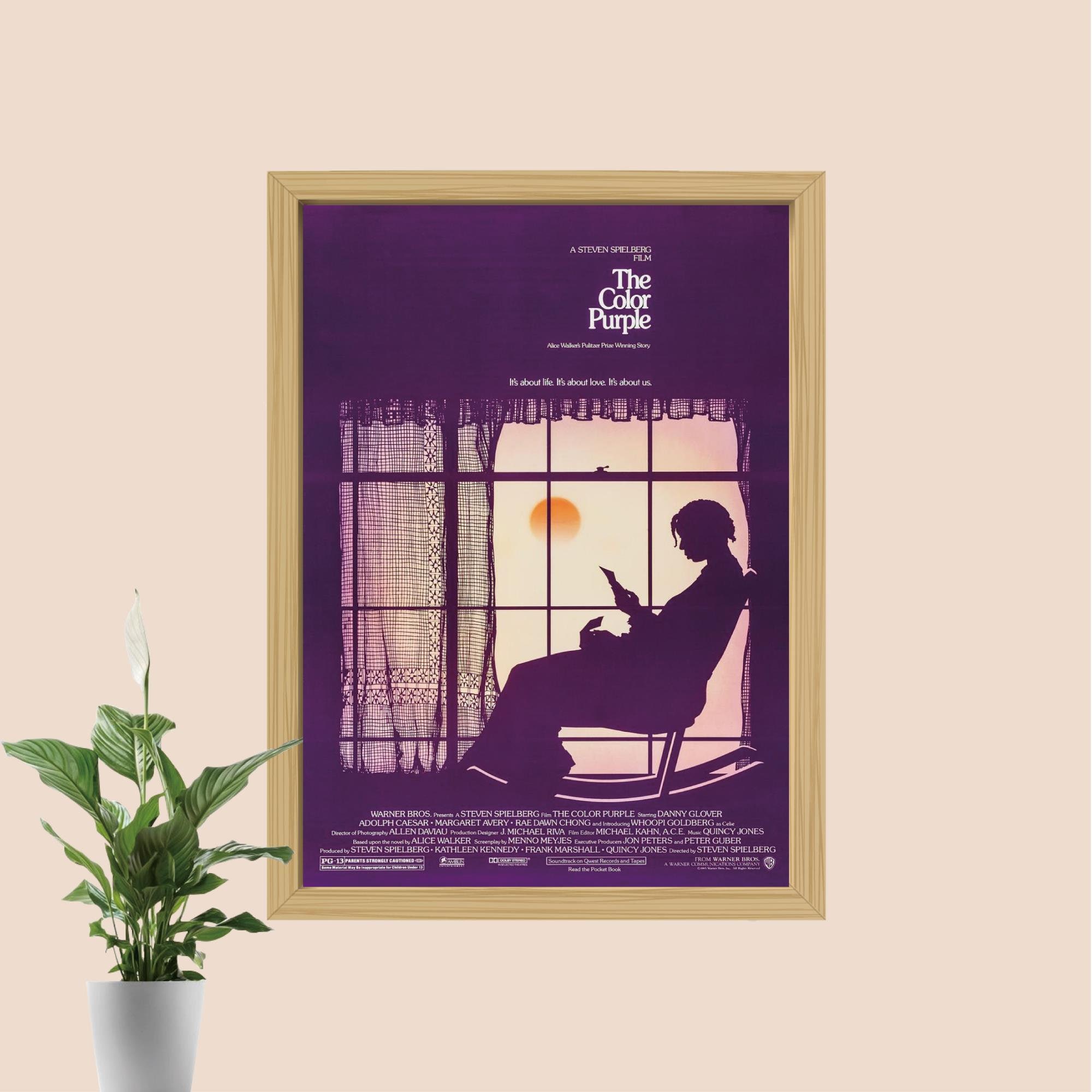 The Color Purple Movie Poster Print, Canvas Wall Art, Room Decor, Movie ...