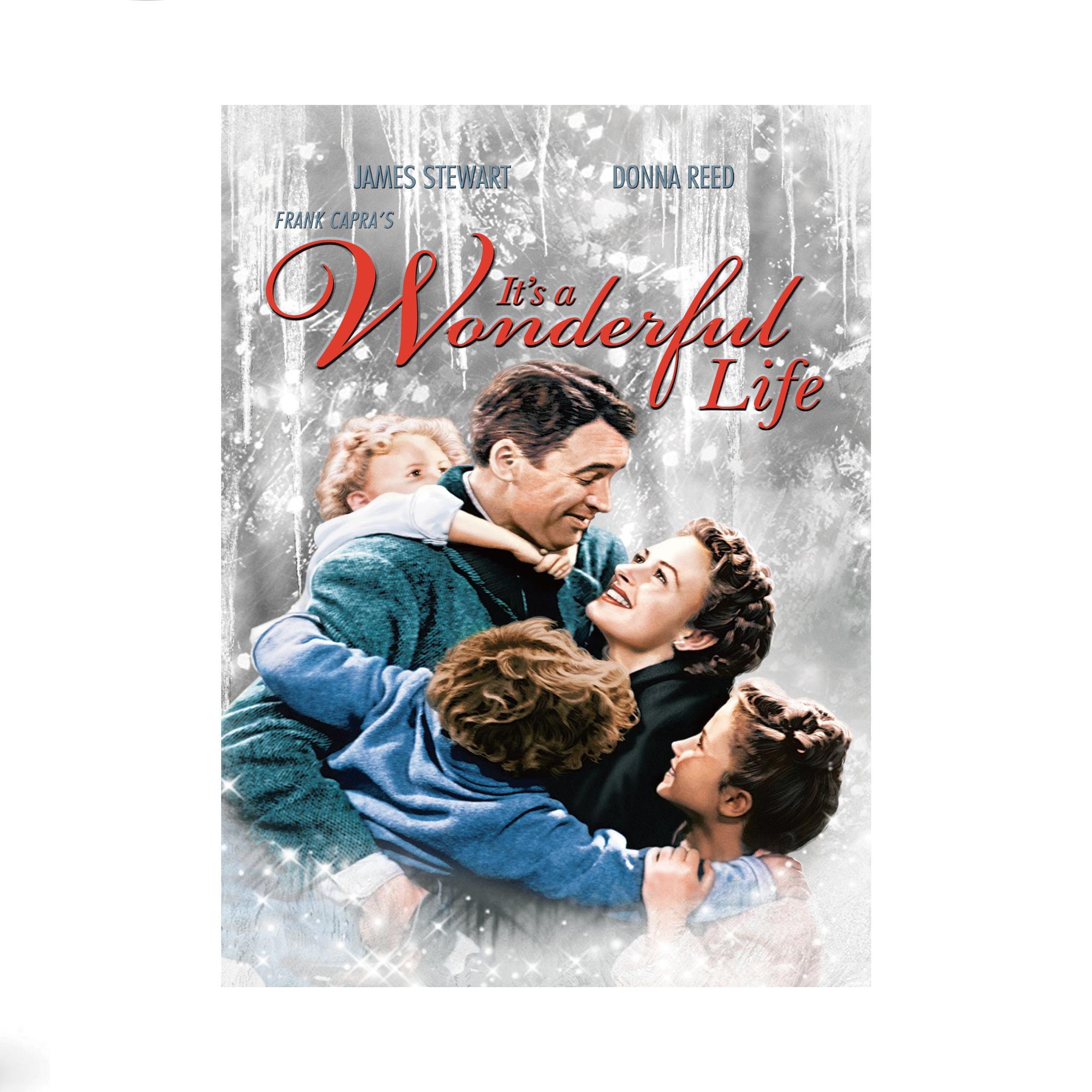 It's a Wonderful Life Movie Poster, Canvas Wall Art - Etsy