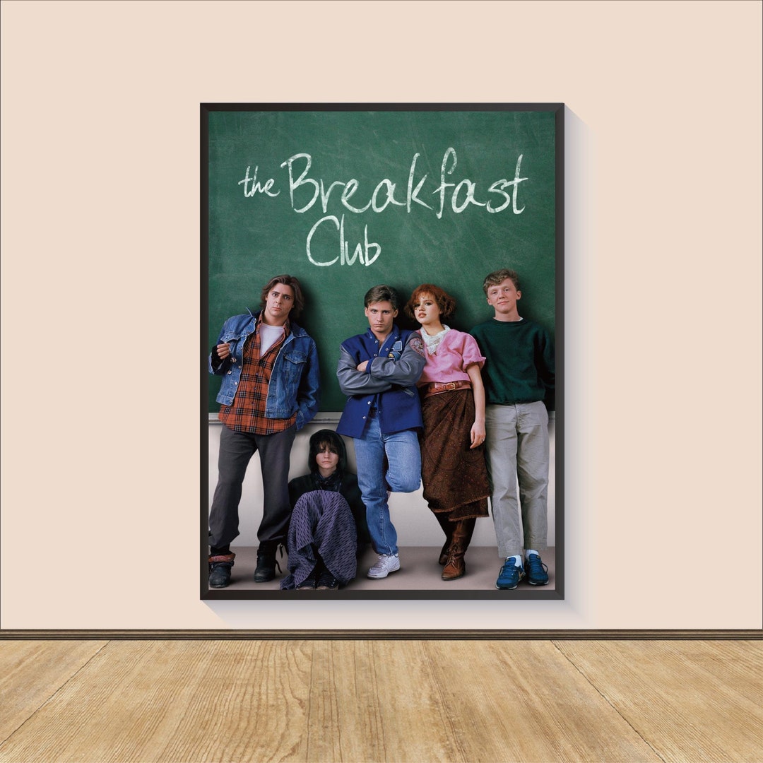 The Breakfast Club Movie Poster, Canvas Wall Art - Etsy