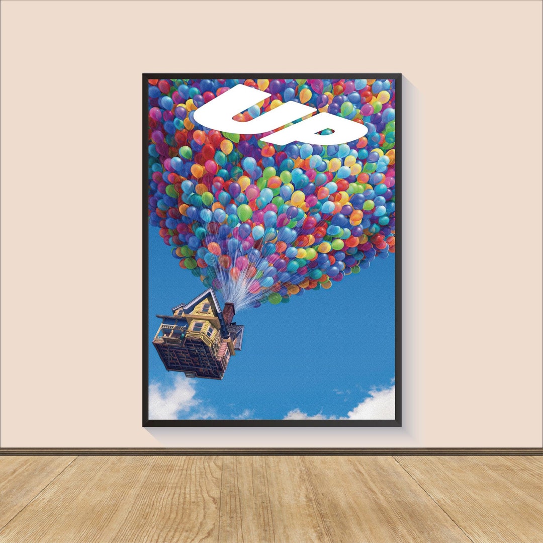 Up Movie Poster Print, Canvas Wall Art, Room Decor, Movie Art, Gifts ...