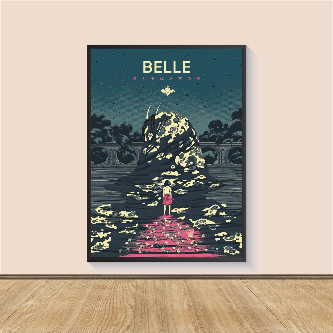 Belle Anime Movie Poster Print Canvas Wall Art Room Decor - Etsy