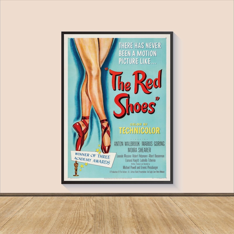 Red Shoes Film Poster - Etsy UK