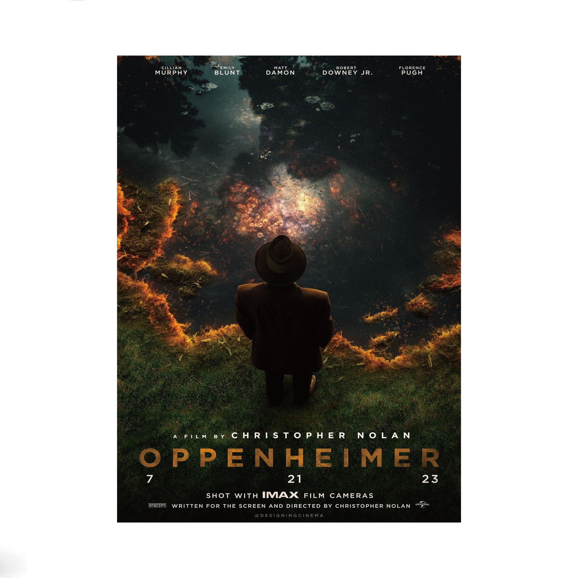 Oppenheimer 2023 Movie Poster Print Canvas Wall Art Room - Etsy