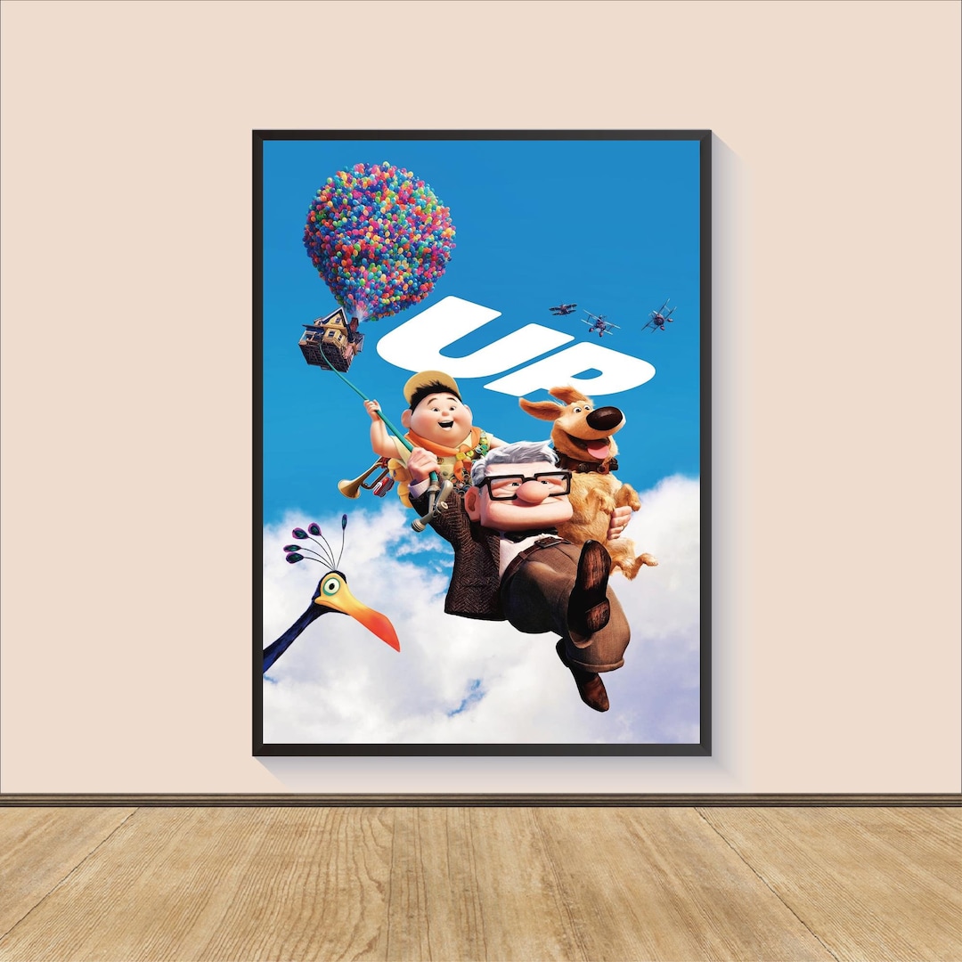 Up Movie Poster Print, Canvas Wall Art, Room Decor, Movie Art, Gifts ...