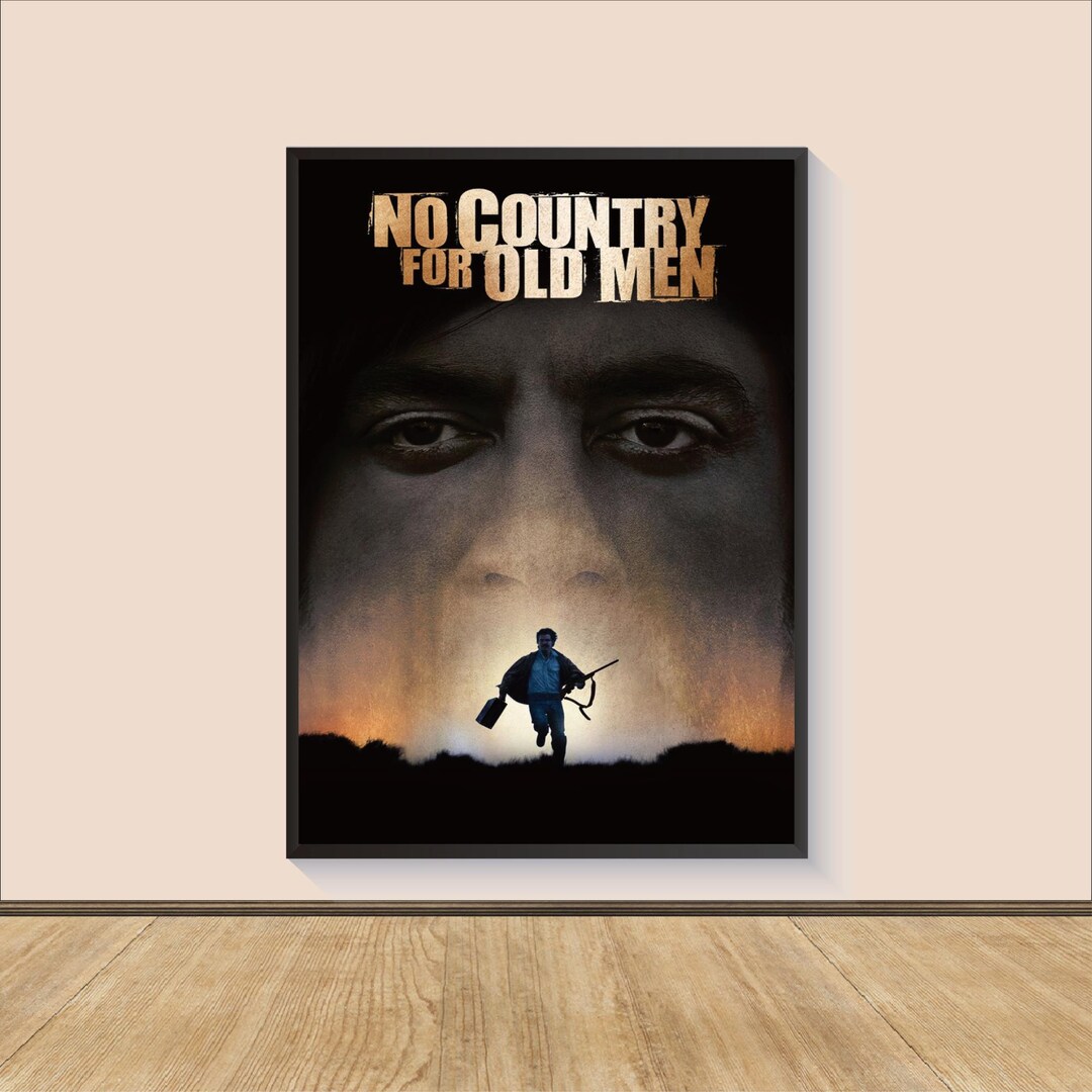 No Country for Old Men Movie Poster Print, Canvas Wall Art, Room Decor ...