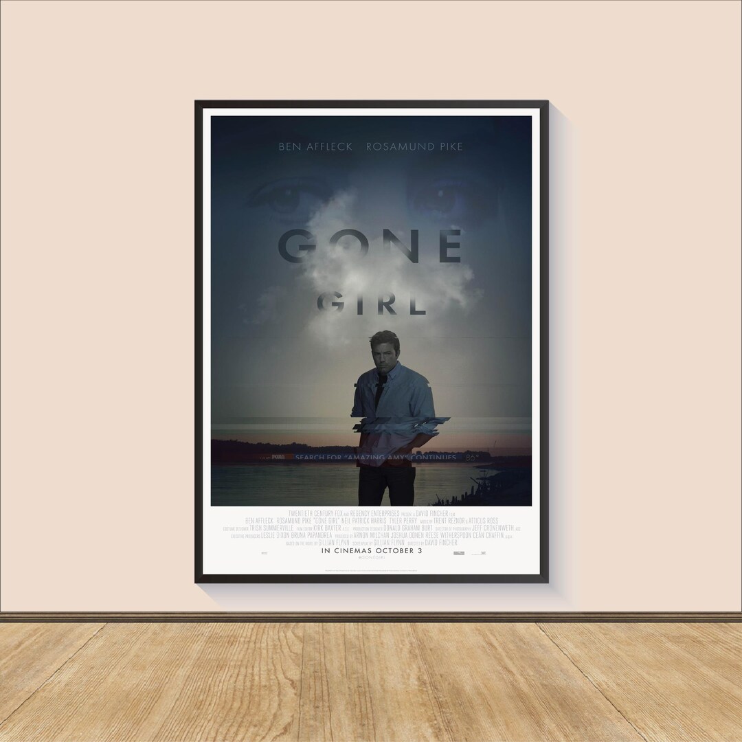 Gone Girl Movie Poster Print Canvas Wall Art Home Decor Movie Art Gone Girl Movie Poster Print Canvas Wall Art Home Decor Movie Art