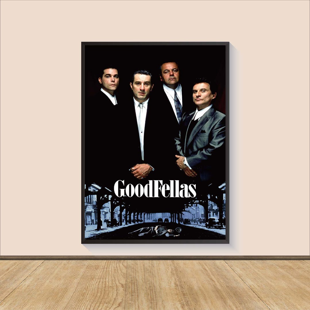 Goodfellas 1990 Classic Movie Poster Print, Canvas Wall Art, Room Decor ...