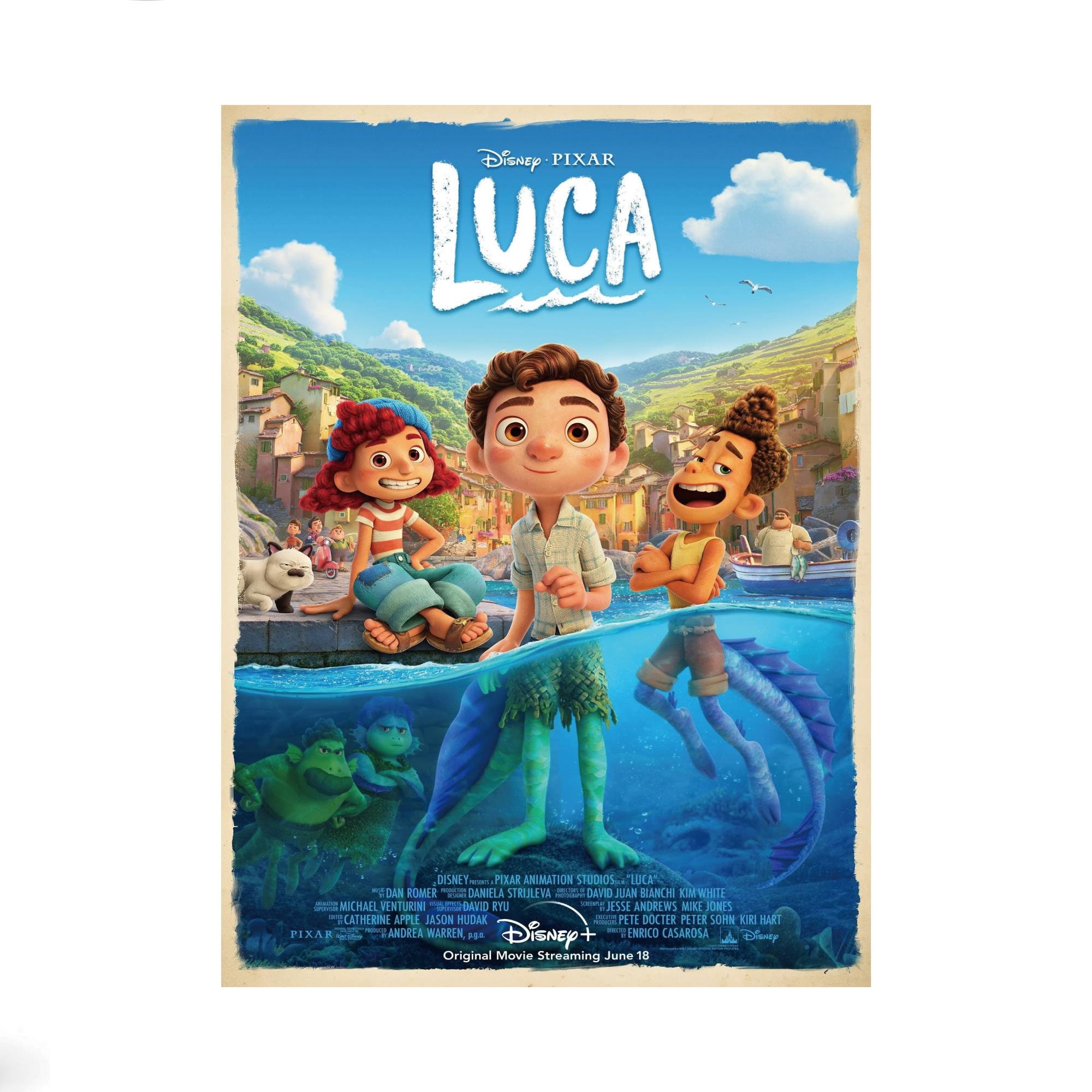 Luca Movie Poster, Movie Print, Art Print, Film Poster sold by Gabriela ...