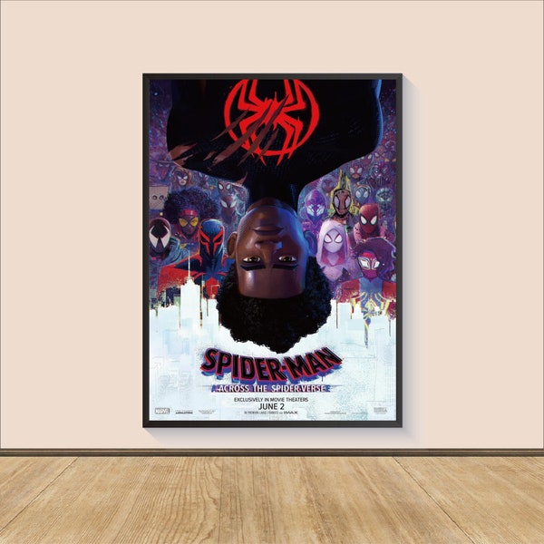Into the Spiderverse Movie Poster - Etsy