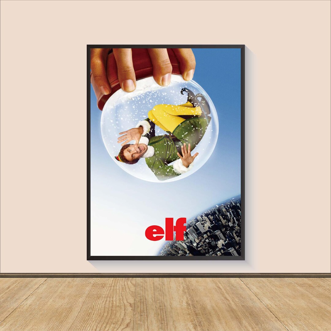 Elf Movie Poster, Canvas Wall Art, Room Decor - Etsy