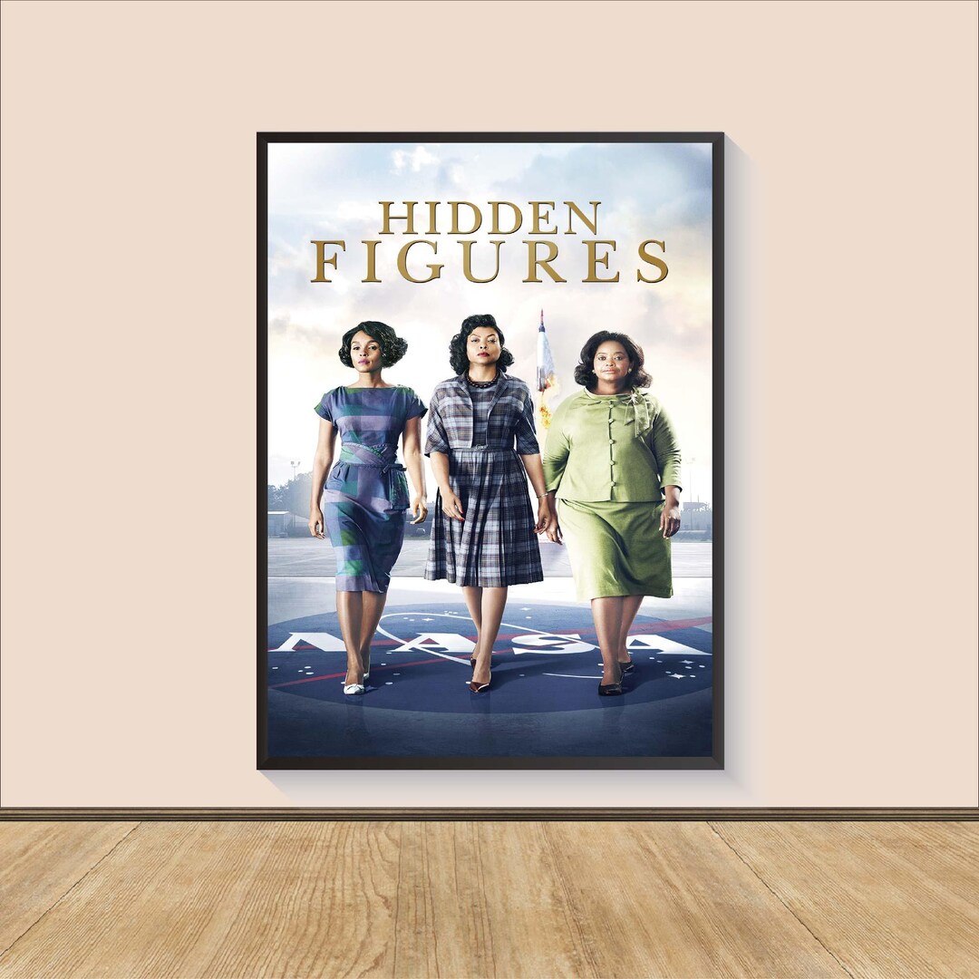 Hidden Figures Movie Poster, Canvas Wall Art Print - Etsy