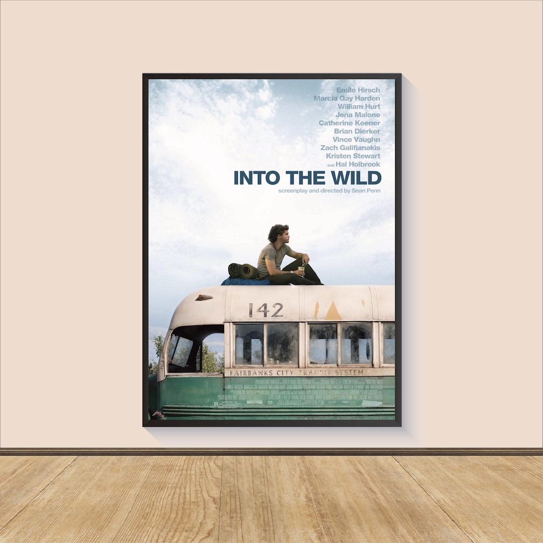 Into the Wild 2007 Movie Poster Print, Canvas Wall Art, Room Decor ...
