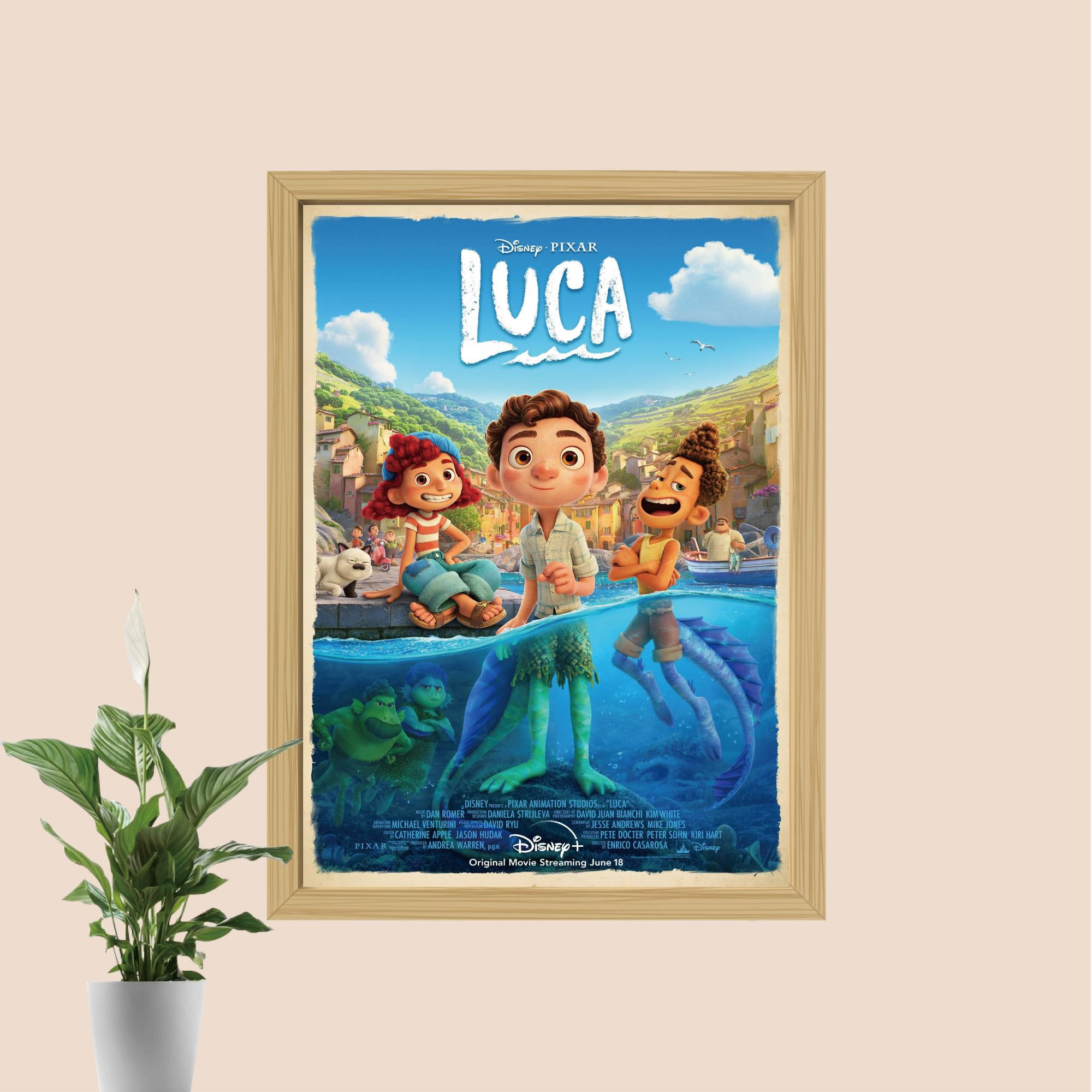 Luca Movie Poster, Movie Print, Art Print, Film Poster sold by Gabriela ...