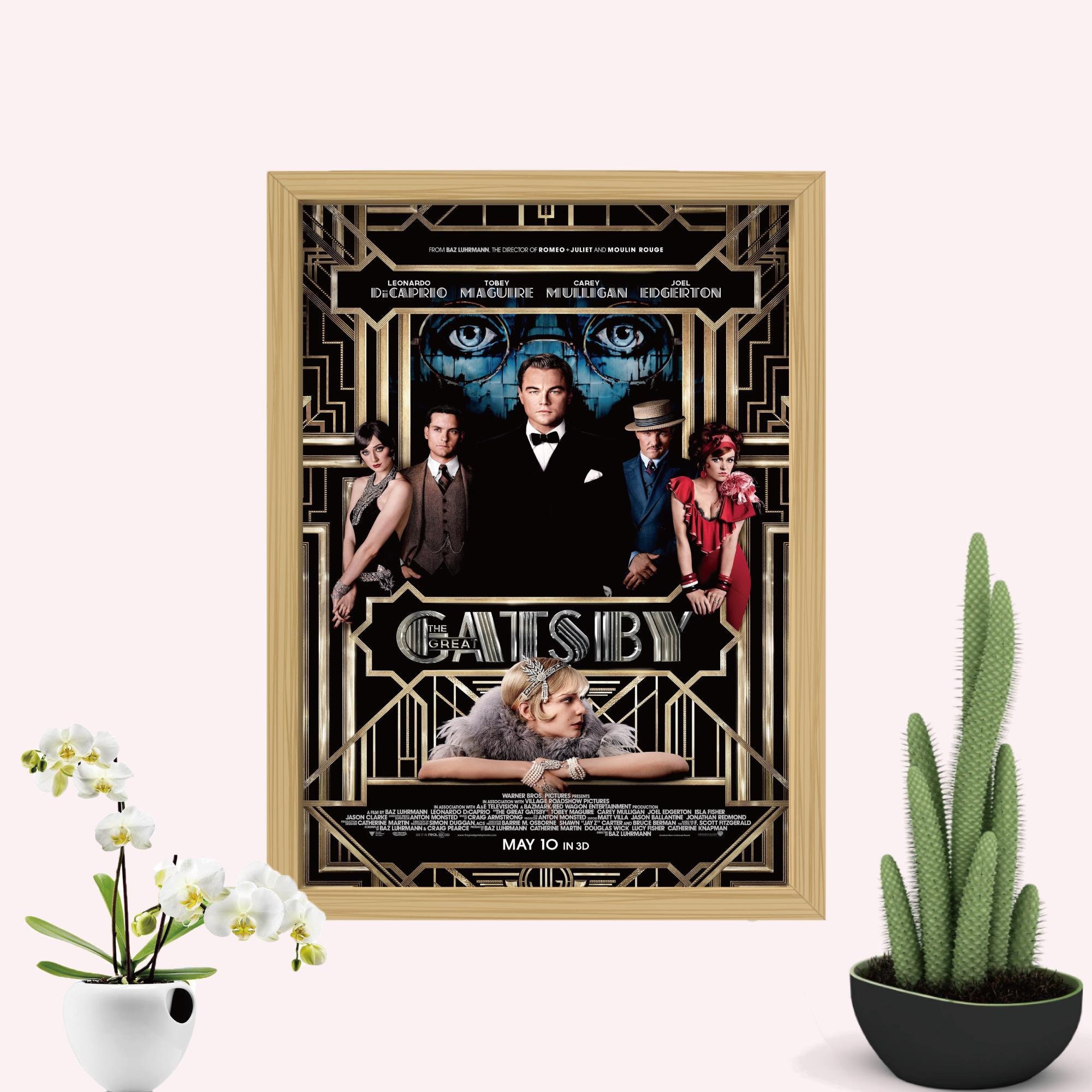 The Great Gatsby Movie Poster Print Canvas Wall Art Room - Etsy