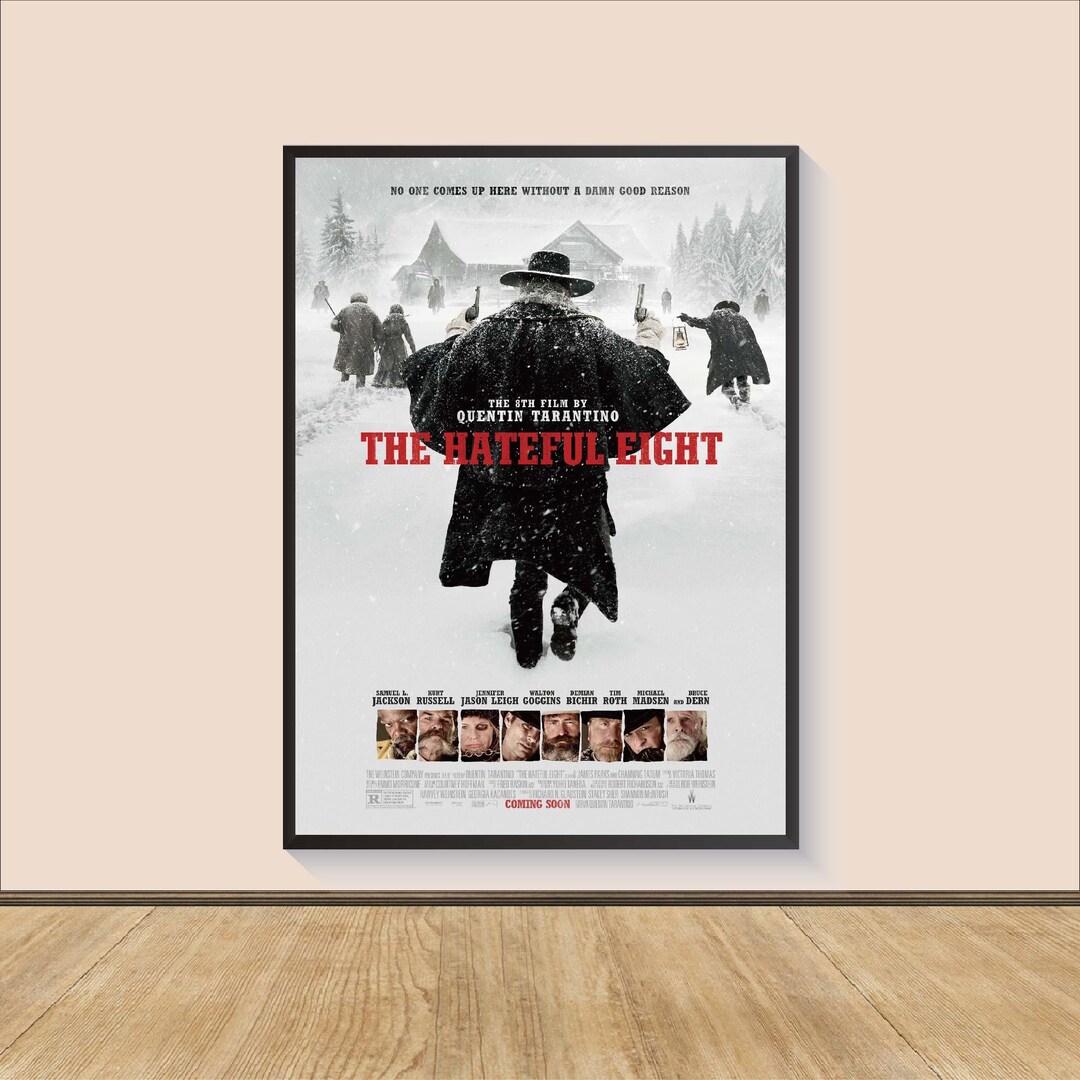 The Hateful Eight Movie Poster Print, Canvas Wall Art, Room Decor ...