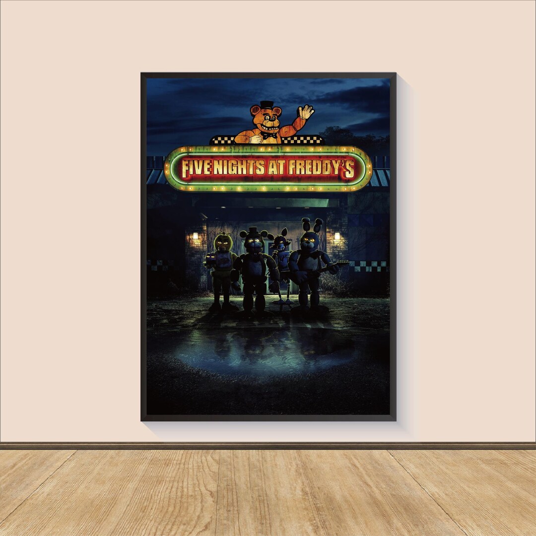 Five Nights at Freddy's Movie Poster Print, Canvas Wall Art, Room Decor ...