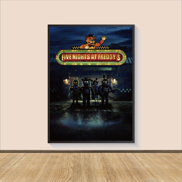 Five nights at freddy's poster - Etsy México