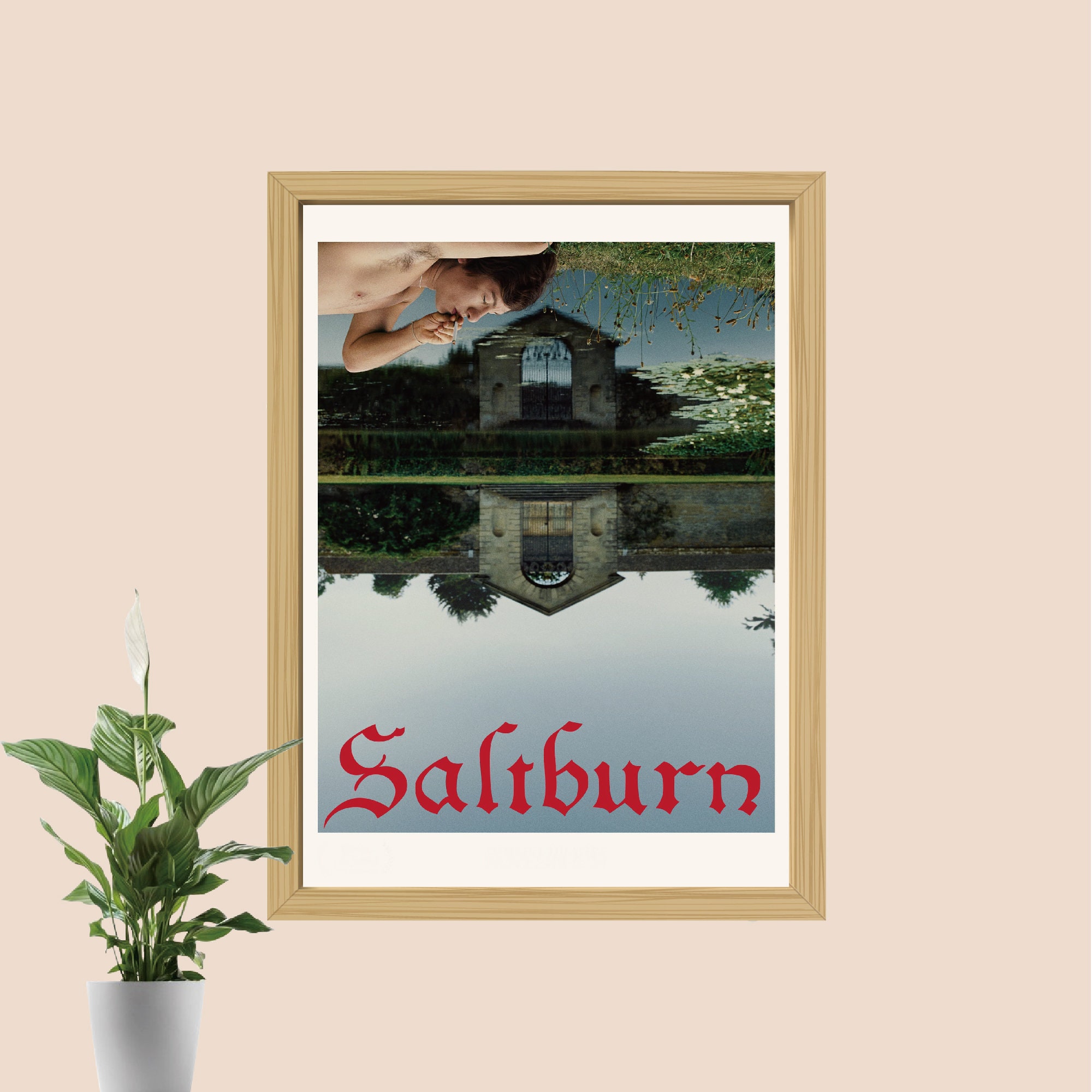 Saltburn Film Poster Druck, Leinwand Wandkunst, Wohnkultur, Film Kunst ...