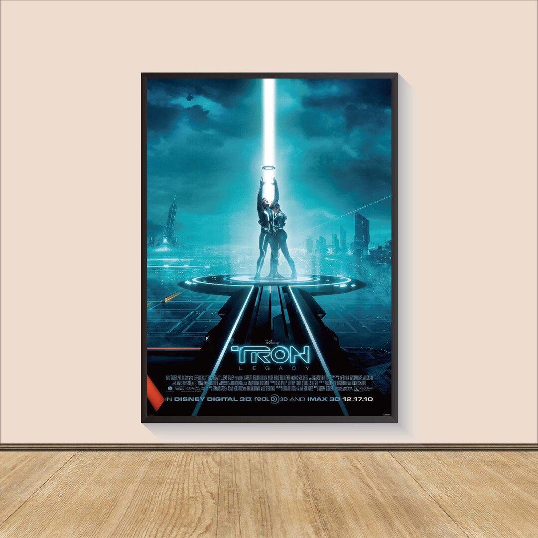 TRON Legacy Vintage Movie Poster Print, Canvas Wall Art, Home Decor ...