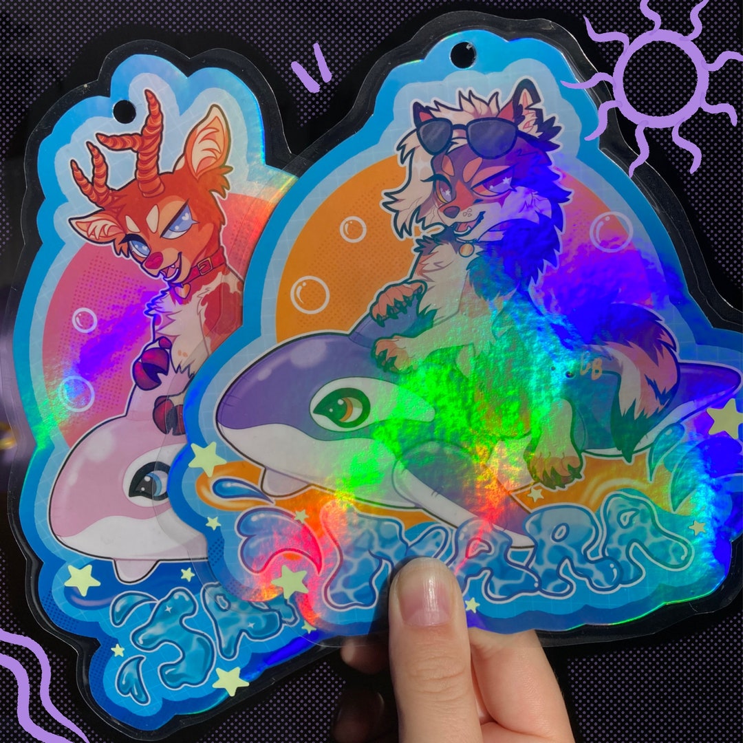 Summer Fursuit Badge - Physical Furry Badge - Etsy