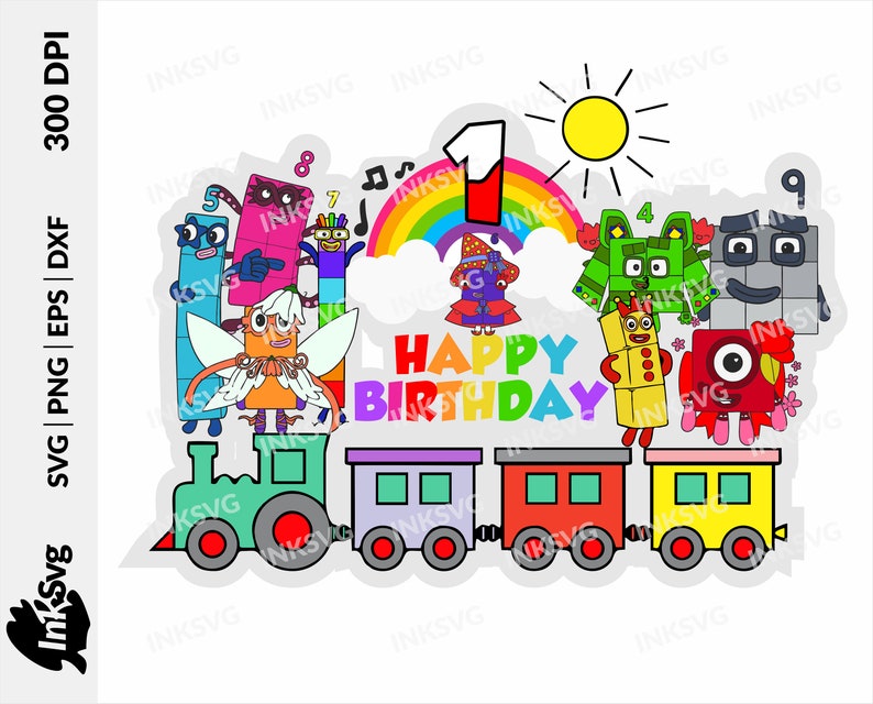 Number Blocks SVG Bundle: Layered Files for Cricut (digital Download ...