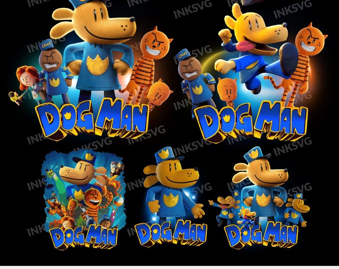 Dog Man PNG Bundle: Cricut Sublimation Files (digital Download) - Etsy