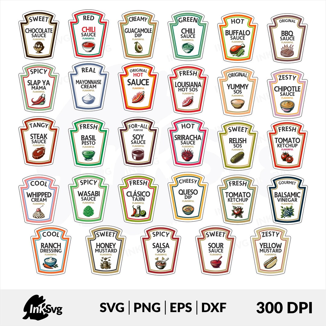 Condiments Costume Editable Svg File for Halloween, Ketchup & Mustard ...