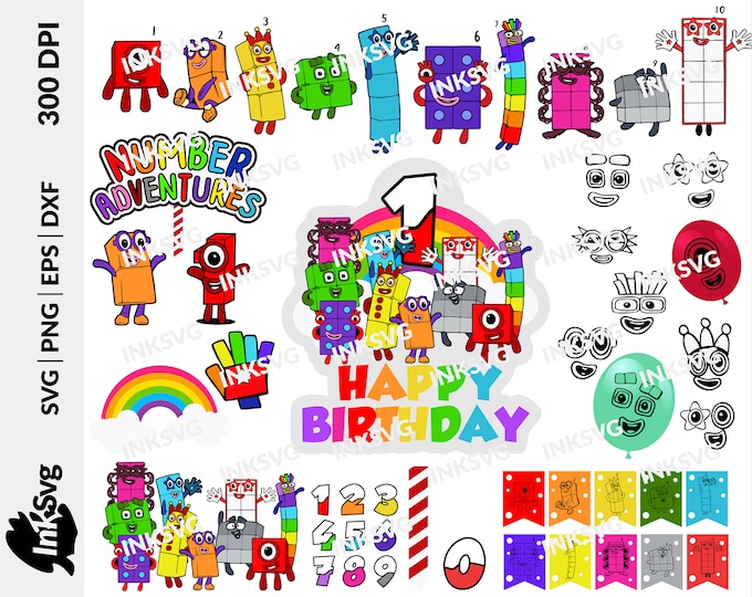 Numberblocks and Alphablocks A4 Sticker Sheets Selection on 6 - Etsy Canada