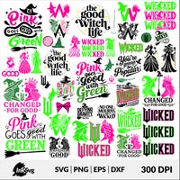 Wicked Svg - Etsy