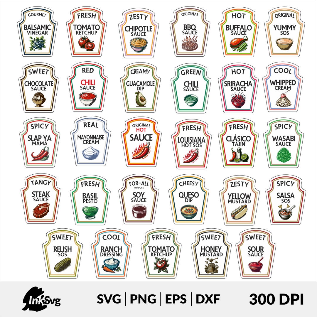 Condiments Costume Editable Svg File for Halloween, Ketchup & Mustard ...